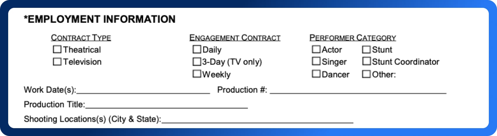 The Complete Guide to the SAG-AFTRA Taft Hartley Form | Wrapbook